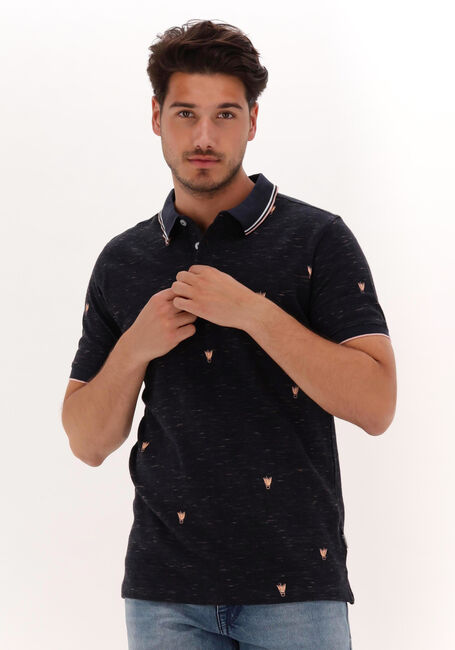 Donkerblauwe KULTIVATE Polo PL PLANT | Omoda