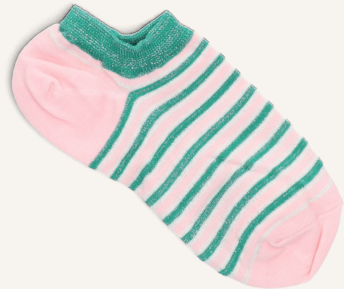 Groene BECKSONDERGAARD Sokken SNEAKIE MULTI STRIPE SOCK | Omoda