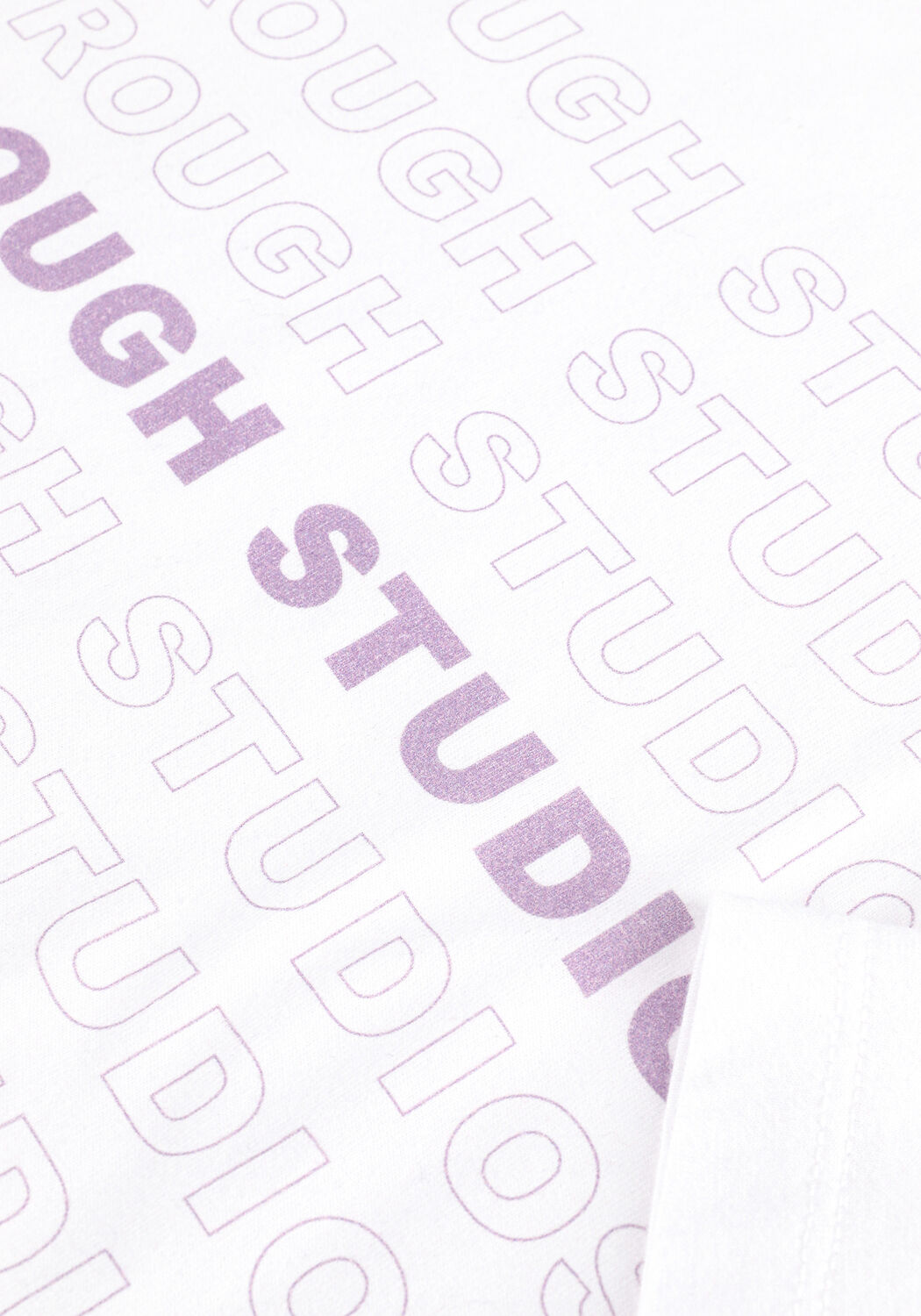 Witte ROUGH STUDIOS T-shirt BRIXTON TEE | Omoda