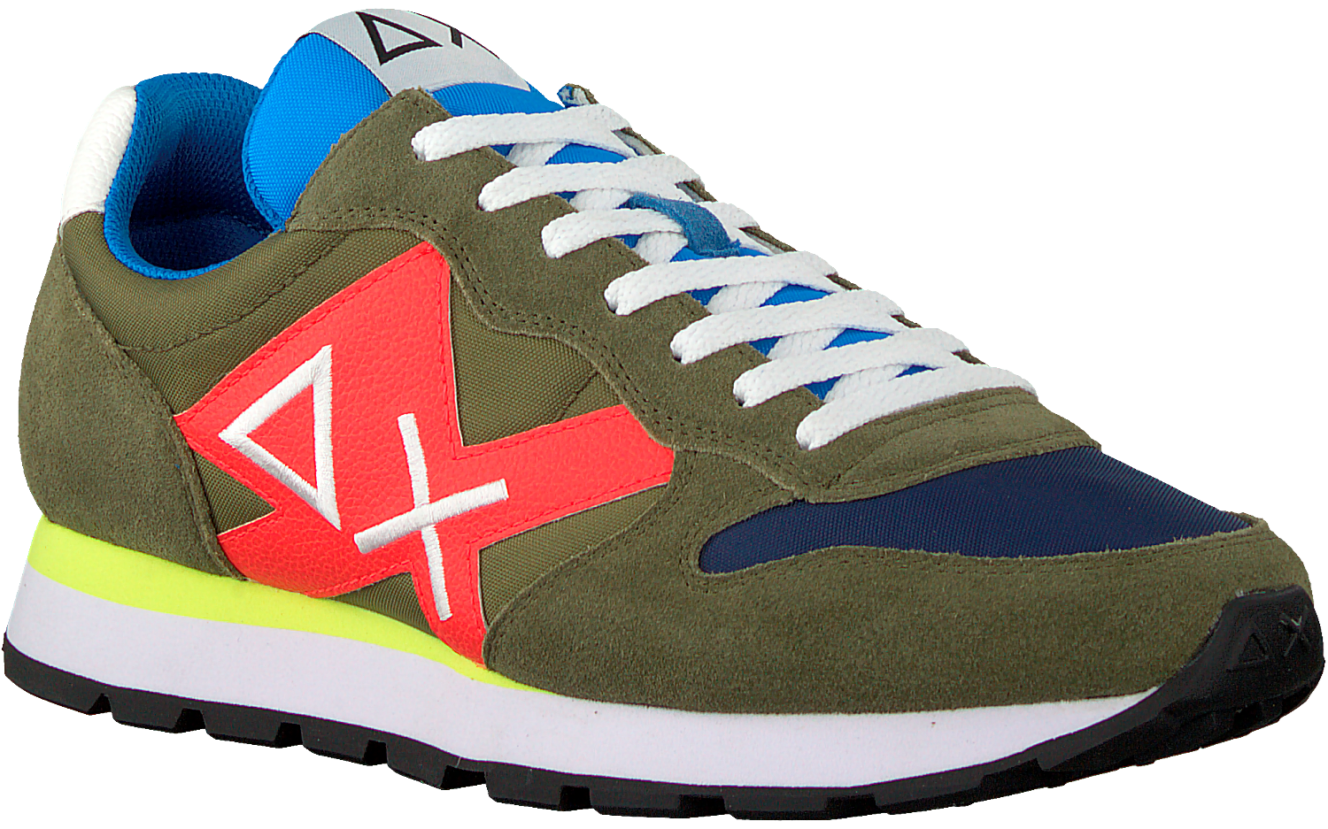 Groene SUN68 Lage sneakers TOM LOGO MEN | Omoda