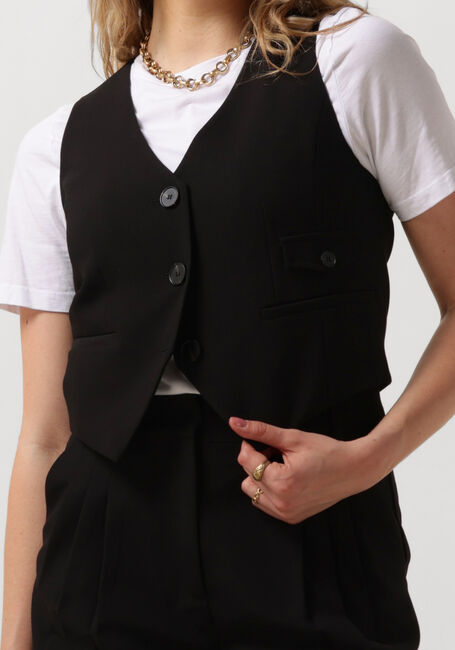 Zwarte CO'COUTURE Gilet VOLA TAILOR VEST | Omoda