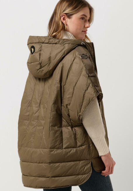 Groene MOS MOSH Bodywarmer AUBREY DOWN PONCHO | Omoda