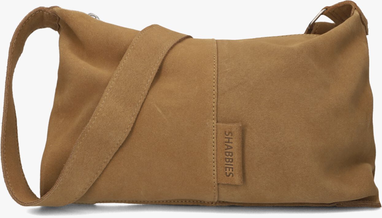 Bruine SHABBIES Schoudertas CAS SUEDE BAG | Omoda