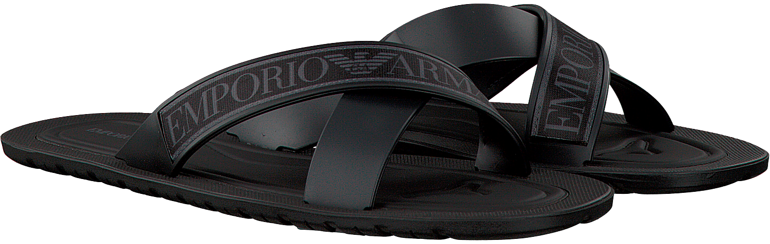 Blauwe EMPORIO ARMANI Slippers X4P079 | Omoda