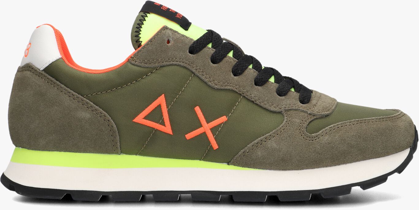 Groene SUN68 Lage sneakers TOM FLUO | Omoda