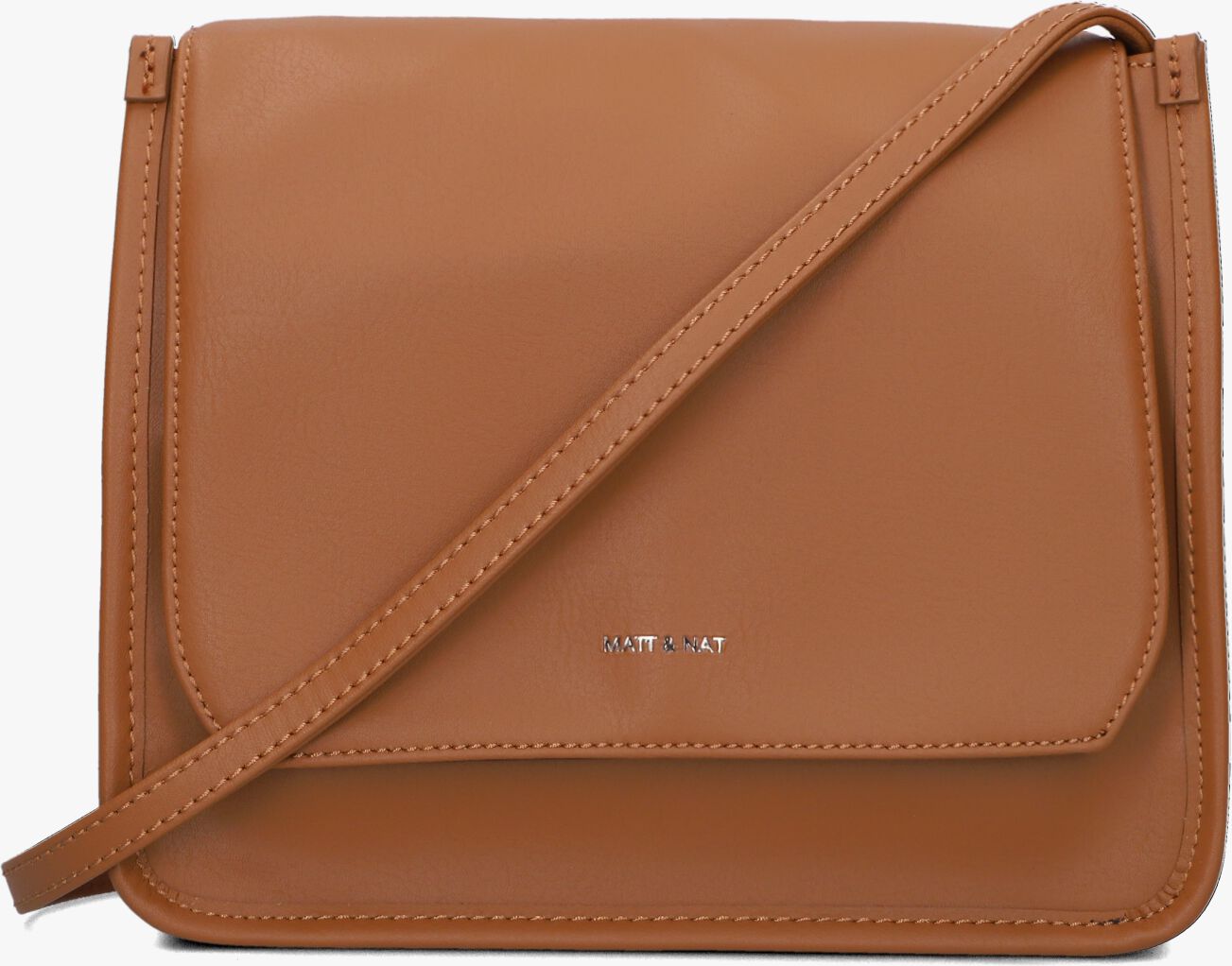 Bruine MATT & NAT Schoudertas LEV | Omoda