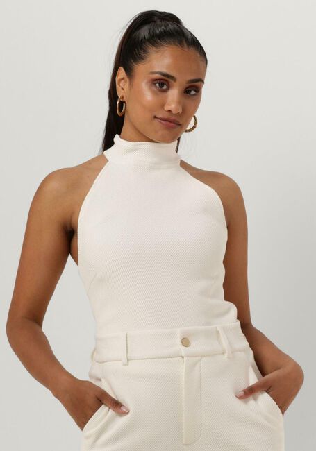 Witte VANILIA Top STRUC CLEAN HALTER | Omoda