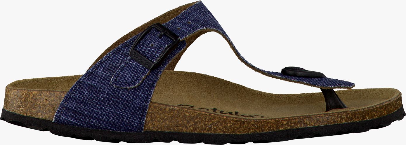 Blauwe BETULA Slippers ROSE | Omoda