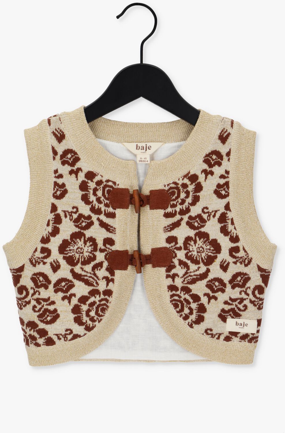 Bruine BAJE STUDIO Gilet CAPRI | Omoda