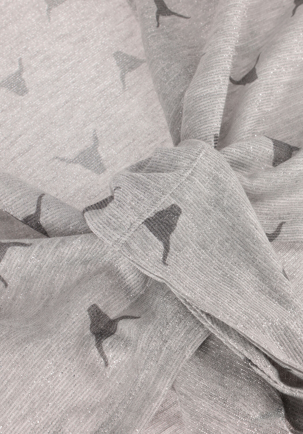 Zilveren ALIX THE LABEL Top LADIES KNITTED SHEER BULL WRAP TOP | Omoda