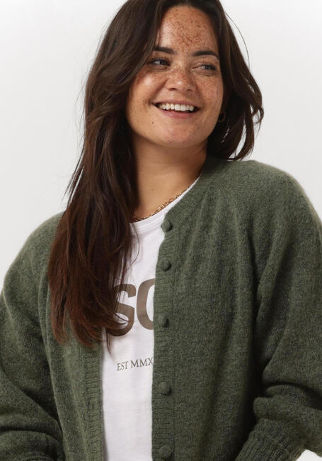 Olijf MSCH COPENHAGEN Vest MAIMEE MOHAIR CARDIGAN | Omoda