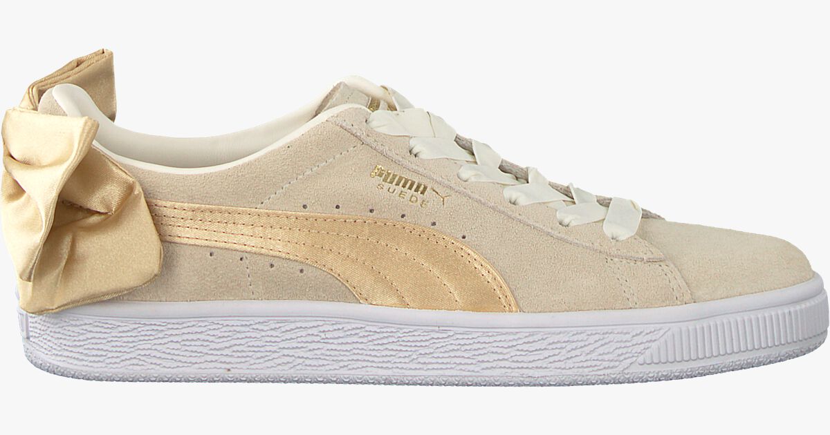 Beige PUMA Sneakers SUEDE BOW VARSITY | Omoda