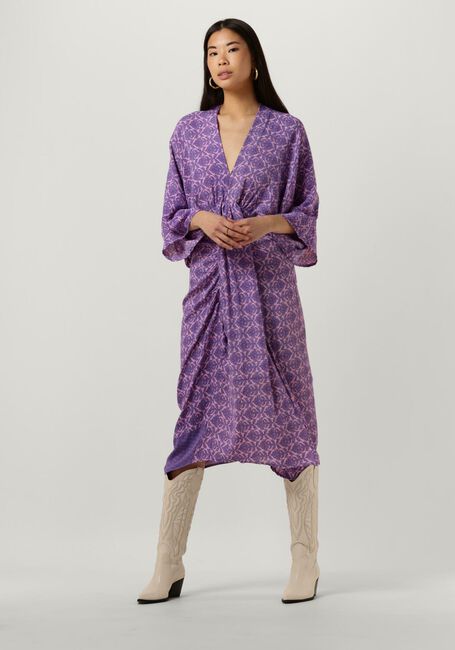 Lila SISSEL EDELBO Midi jurk JUNO DRESS | Omoda