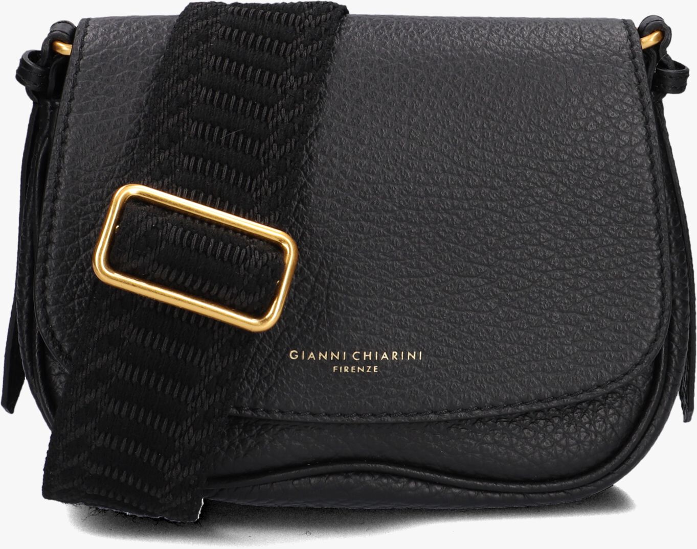 Zwarte GIANNI CHIARINI Schoudertas CHIARA 10940 | Omoda