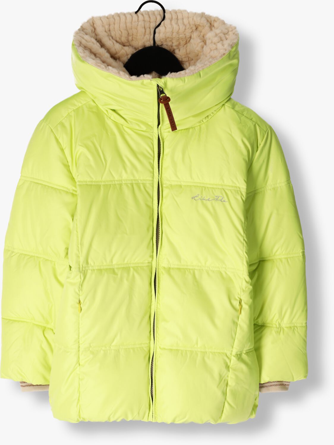 Gele LIKE FLO Gewatteerde jas AMAYA FLO GIRLS SHORT FANCY HOODED JACKET ...