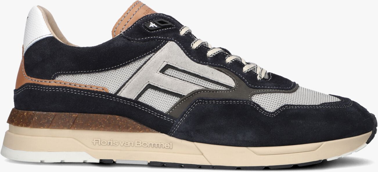 Blauwe FLORIS VAN BOMMEL Lage sneakers SFM-10153 DE RUNNER | Omoda