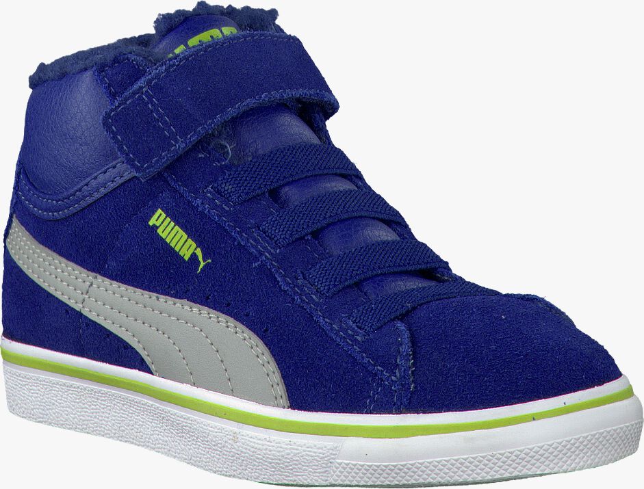 Blauwe PUMA Sneakers PUMA MID VULC FUR V JR | Omoda