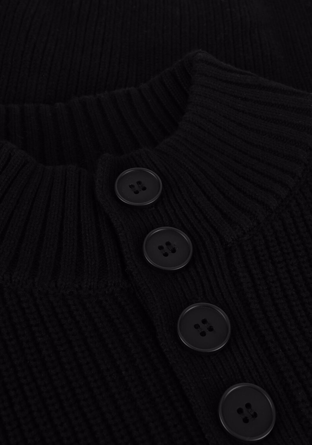 Zwarte INDIAN BLUE JEANS Coltrui KNITTED COL BUTTONS | Omoda