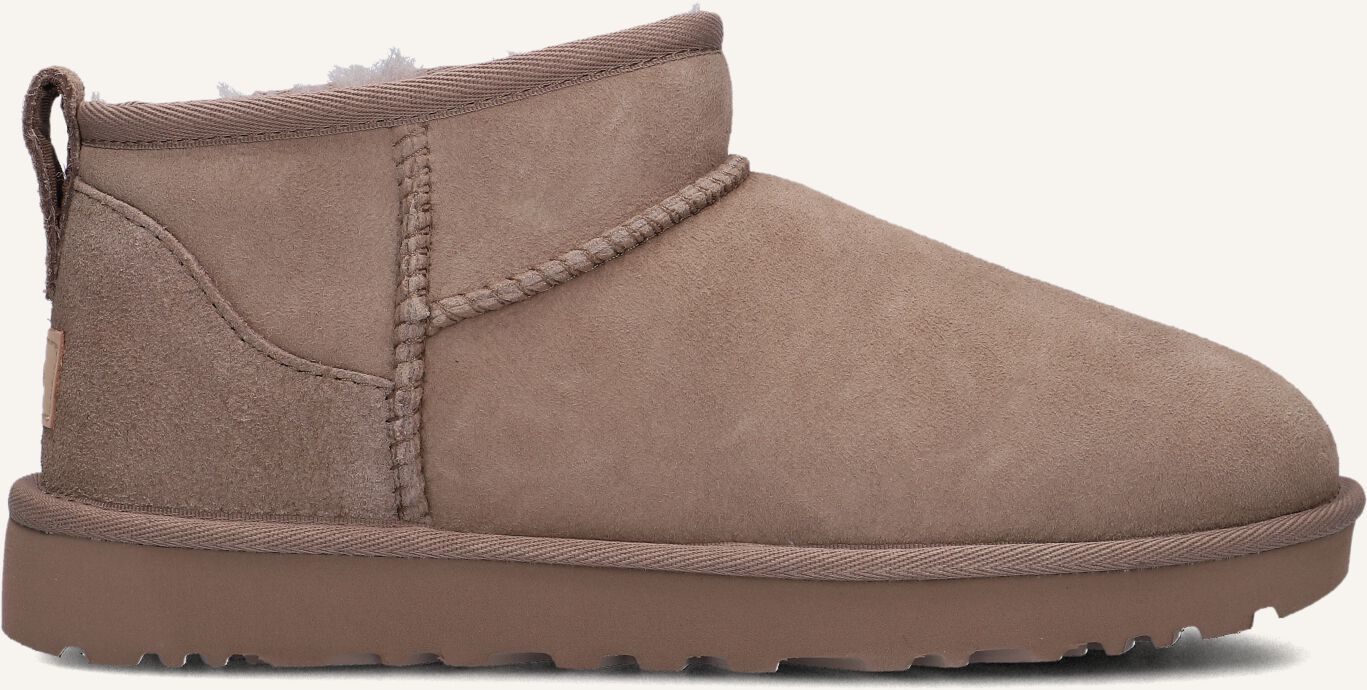 Taupe UGG Vachtlaarzen W CLASSIC ULTRA MINI | Omoda