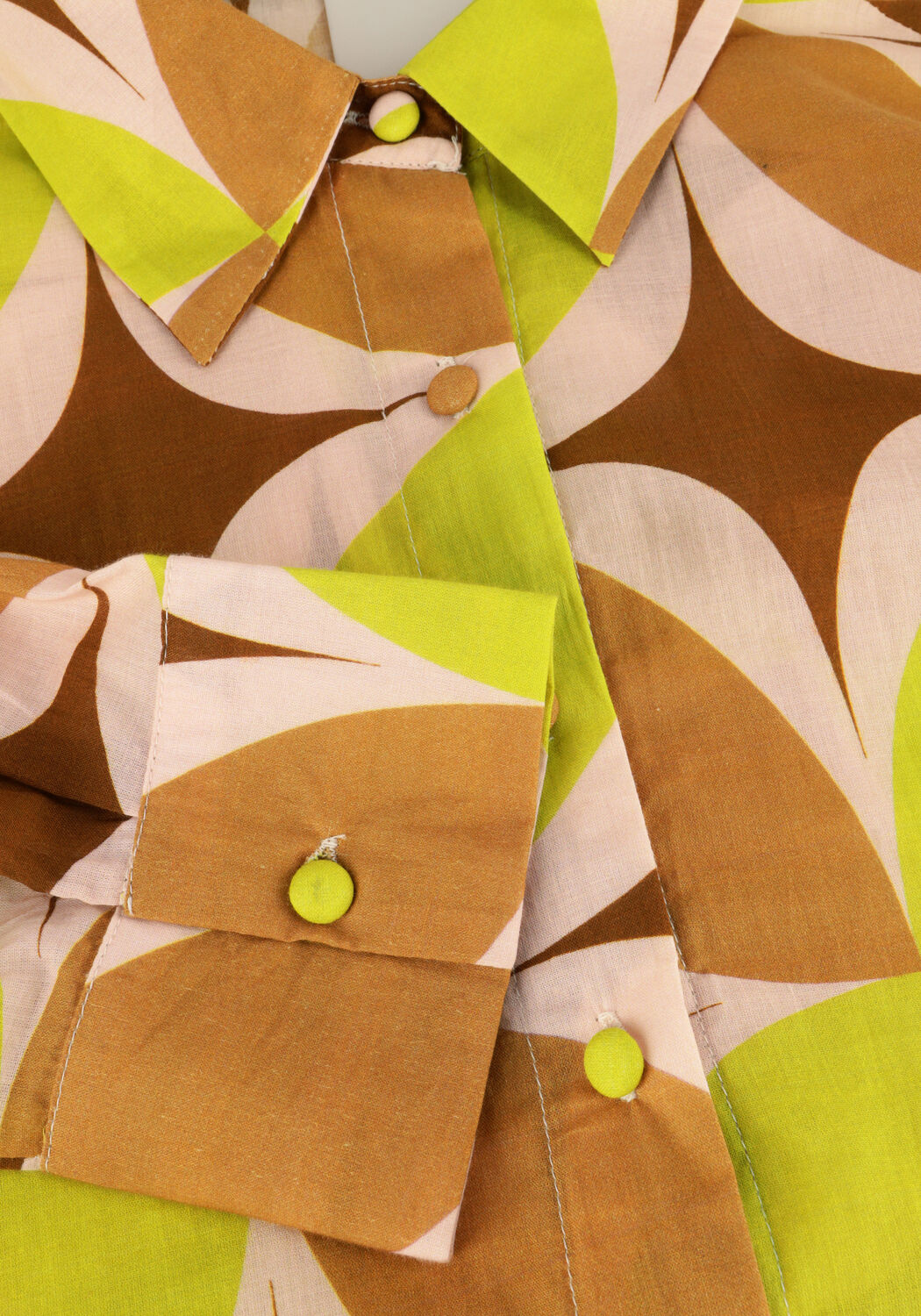 Groene NOTRE-V Blouses NV-DEON BLOUSE | Omoda