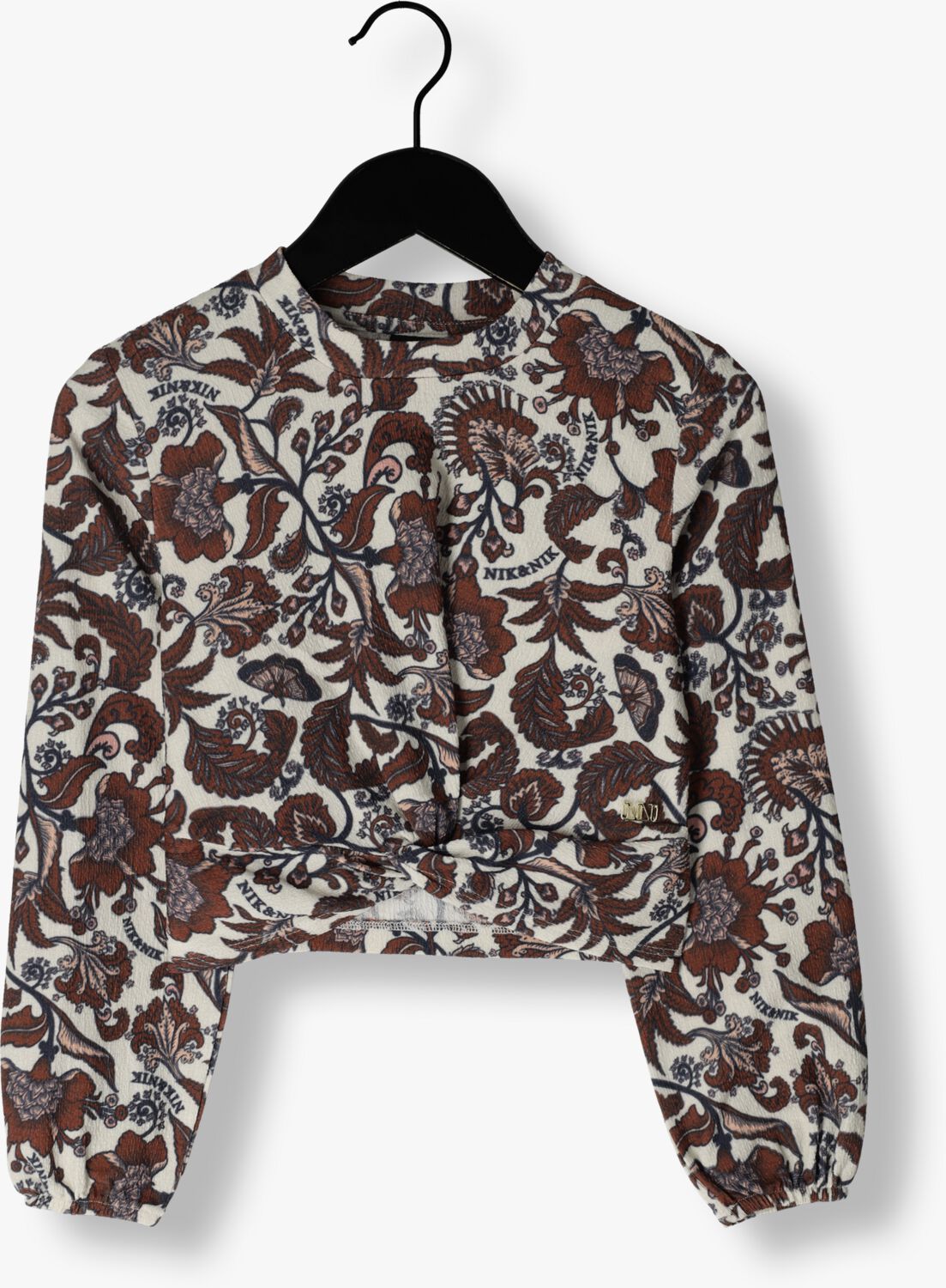 Bordeaux NIK & NIK Top BIANCA ALLOVER TOP | Omoda