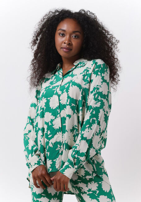 Groene MODSTRÖM Blouse ALLISON PRINT SHIRT | Omoda