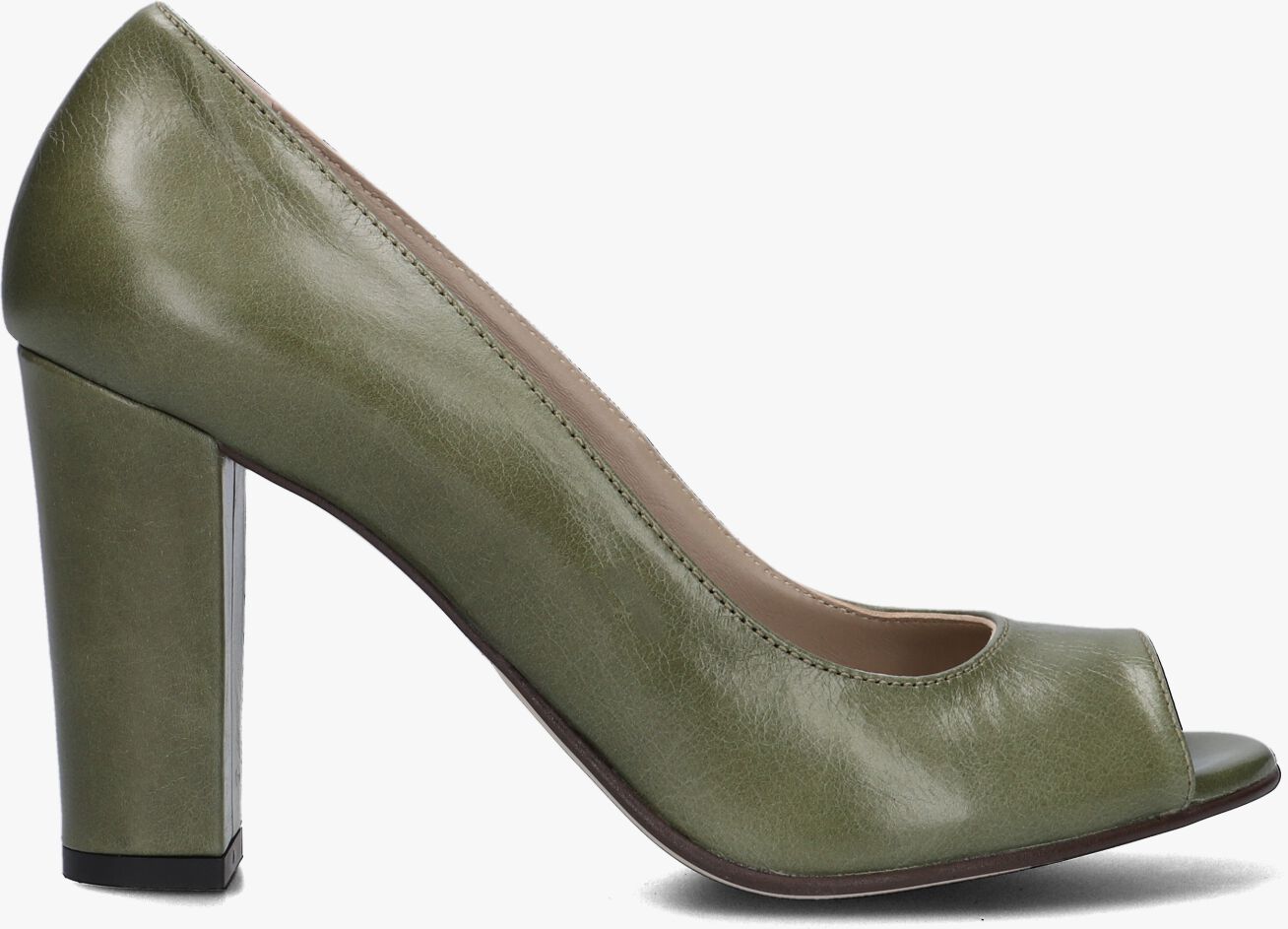 Groene NOË Pumps NICOLINE PEEPTOE | Omoda