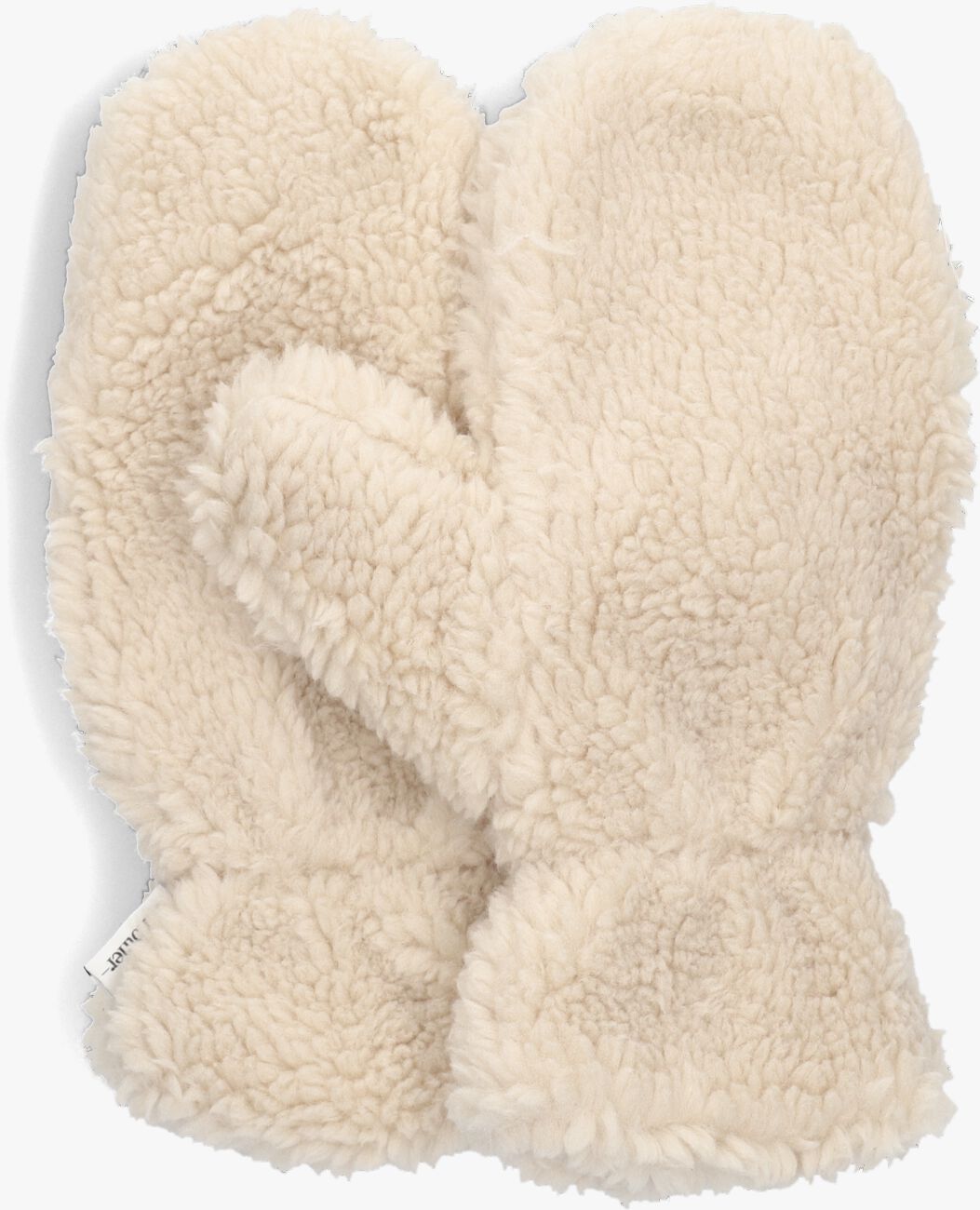 Beige ANOTHER LABEL Handschoenen LENA TEDDY GLOVES | Omoda