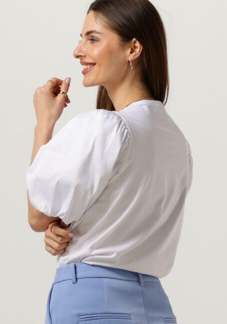 Witte LEVETE ROOM T-shirt KOWA 12 | Omoda