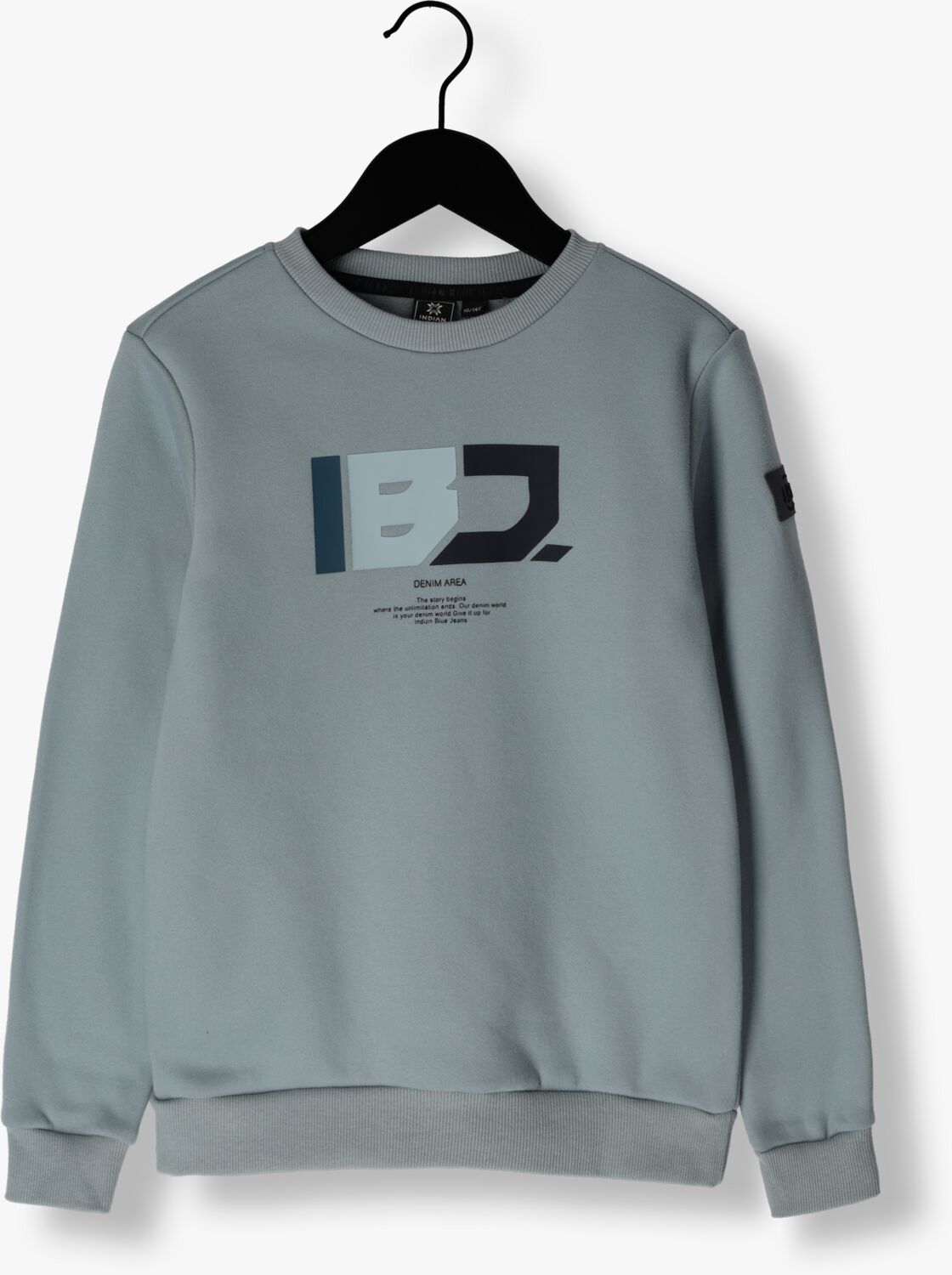 Blauwe INDIAN BLUE JEANS Sweater SWEATER IBJ DENIM AREA | Omoda