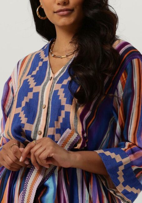 Blauwe DEVOTION Midi jurk POISSES | Omoda