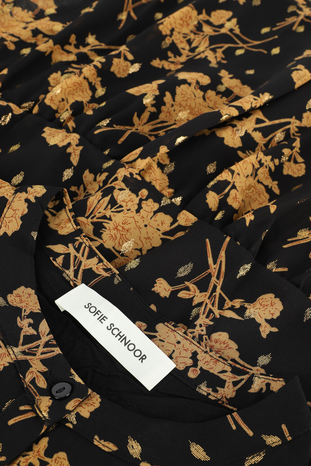 Zwarte SOFIE SCHNOOR Maxi jurk SW ABBY | Omoda