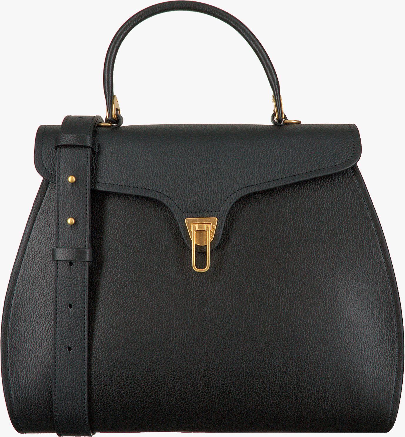 Zwarte COCCINELLE Handtas MARVIN MEDIUM | Omoda