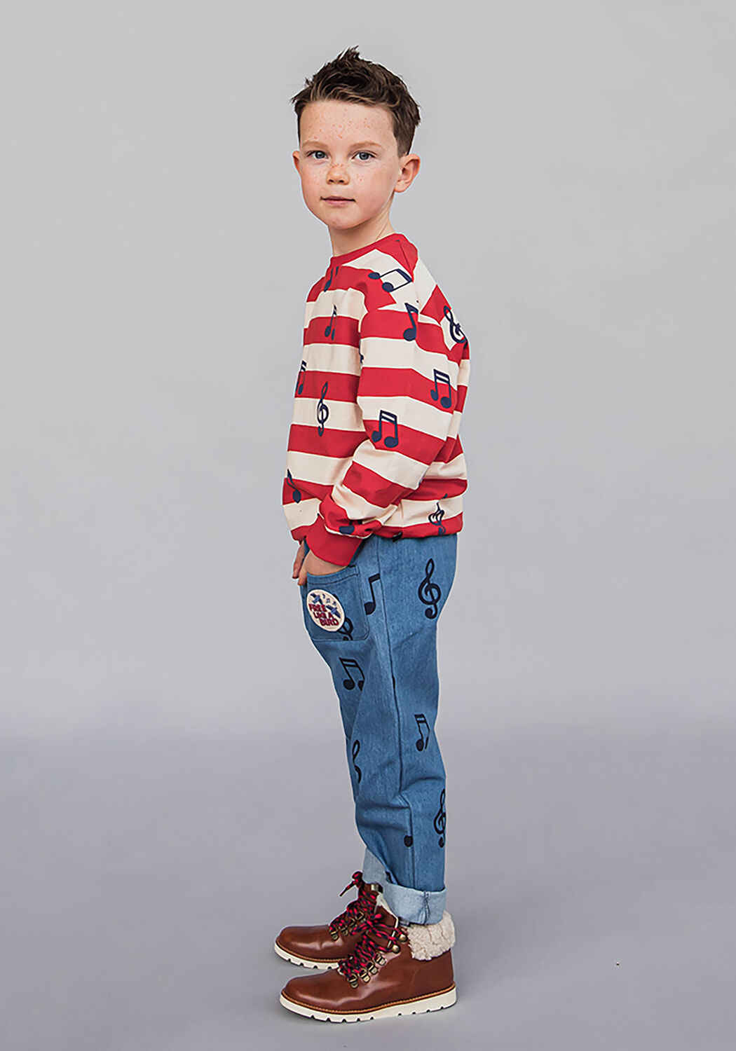 Blauwe CARLIJNQ DENIM MUSIC - PANTS | Omoda