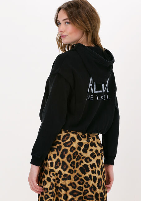 Zwarte ALIX THE LABEL Sweater LADIES KNITTED ALIX HOODIE | Omoda