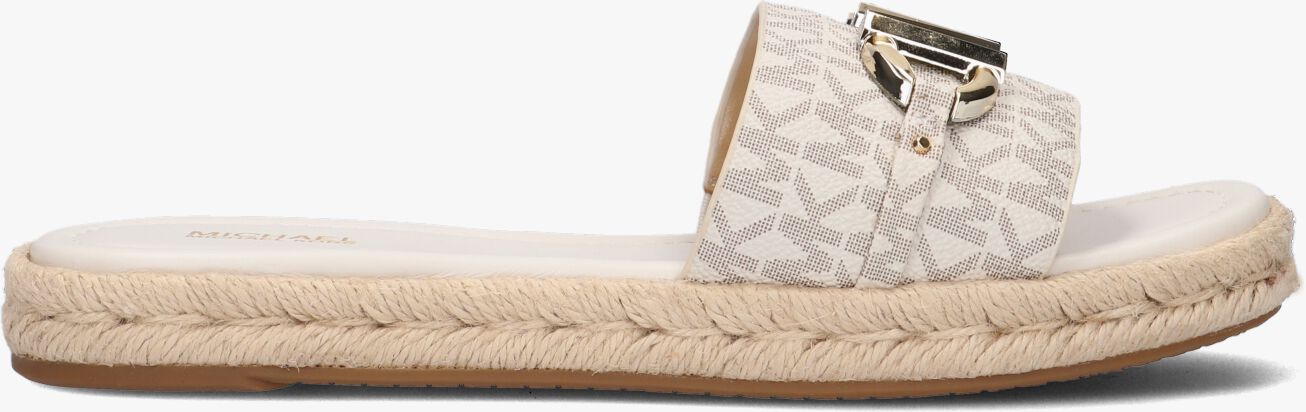 Beige MICHAEL KORS Slippers IZZY SLIDE | Omoda