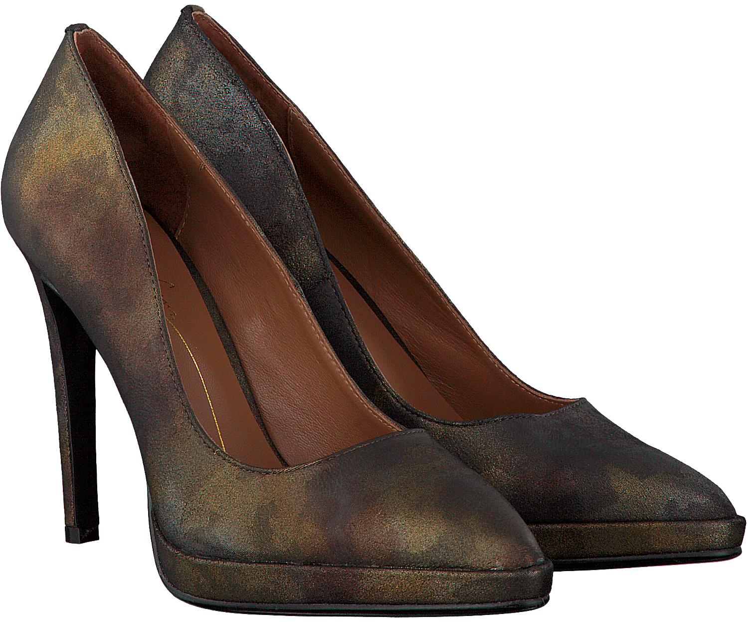 Bronzen LOLA CRUZ Pumps SALON T.105 | Omoda