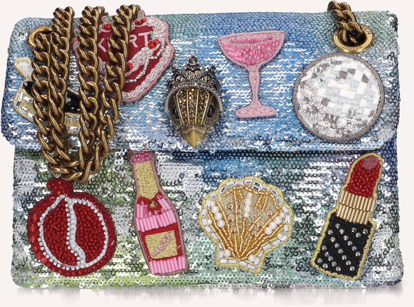 Multi KURT GEIGER LONDON Schoudertas SEQUINS MINI KENSINGTON | Omoda