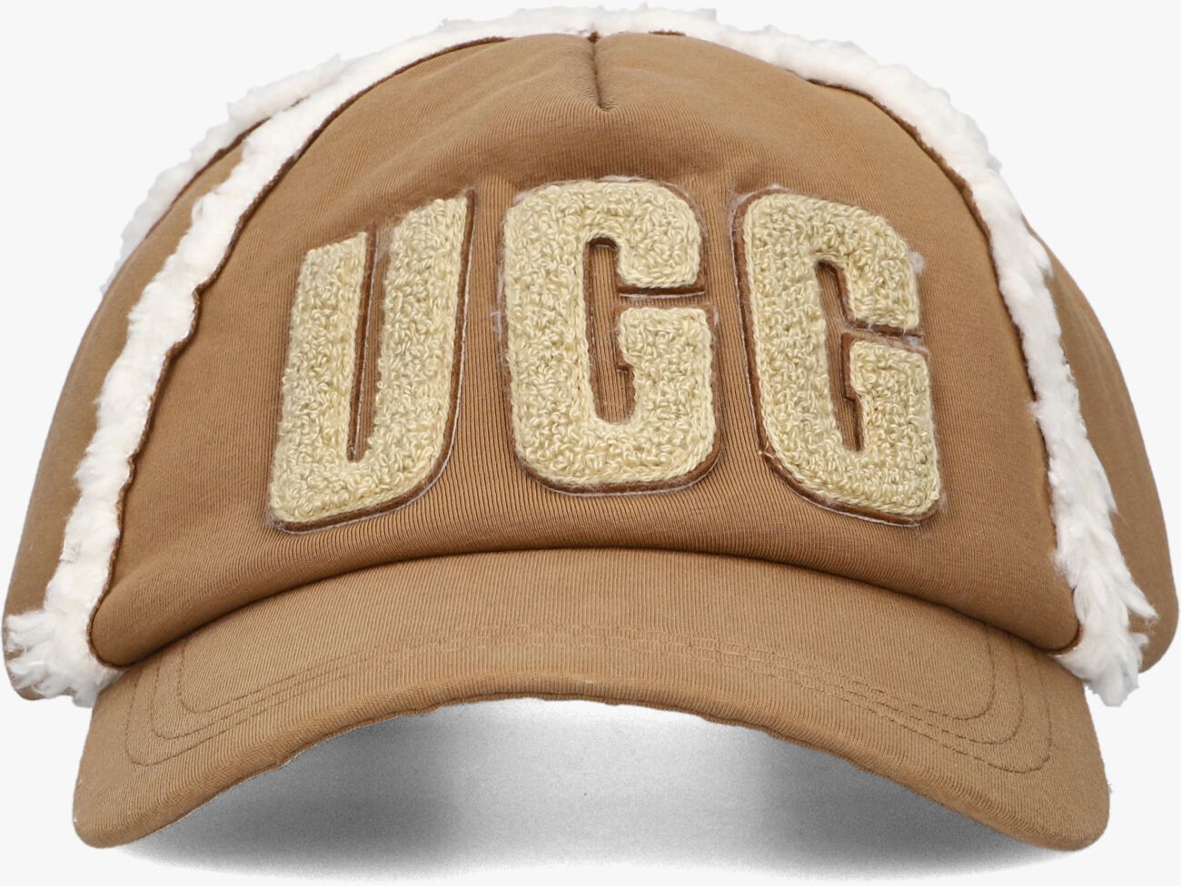 Cognac UGG Pet BONDFED FLEECE BASEBALL CAP | Omoda