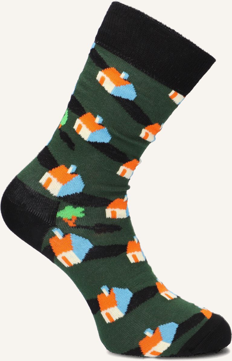 Groene HAPPY SOCKS Sokken NEIGHBOURS | Omoda