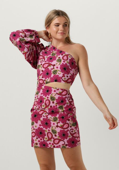 Roze REFINED DEPARTMENT Mini jurk VIVE | Omoda