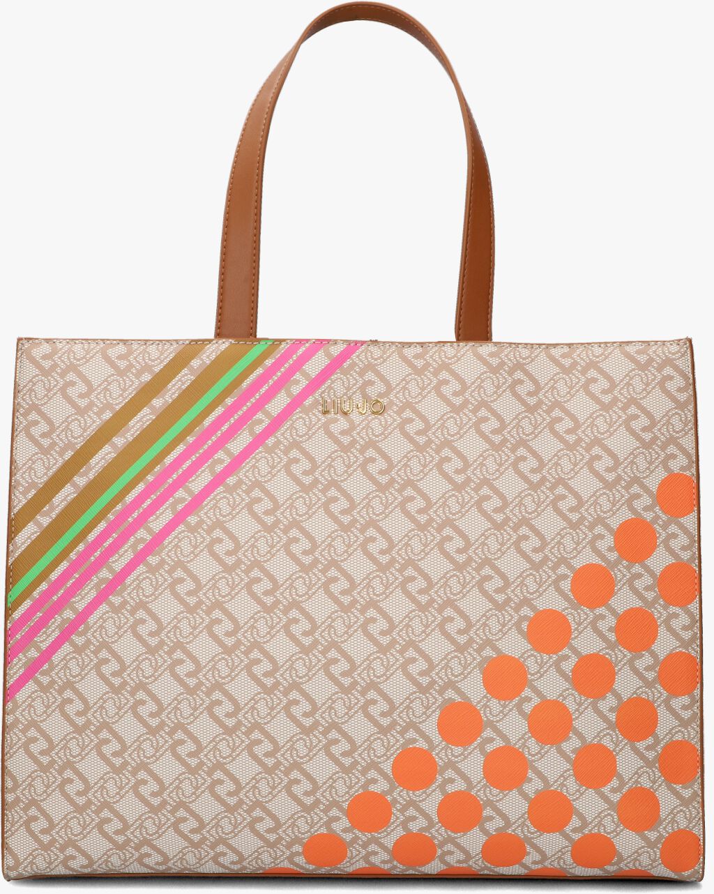 Beige LIU JO Shopper LUCENTE SHOPPING BAG | Omoda