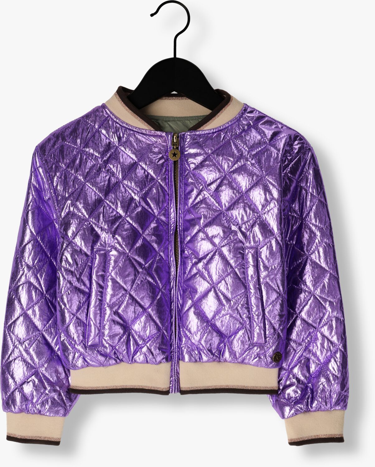 Metallic LIKE FLO Jack AMBER FLO REVERSIBLE JACKET | Omoda