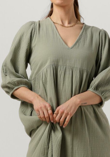 Olijf BY-BAR Midi jurk KATY DOPPIA DRESS | Omoda