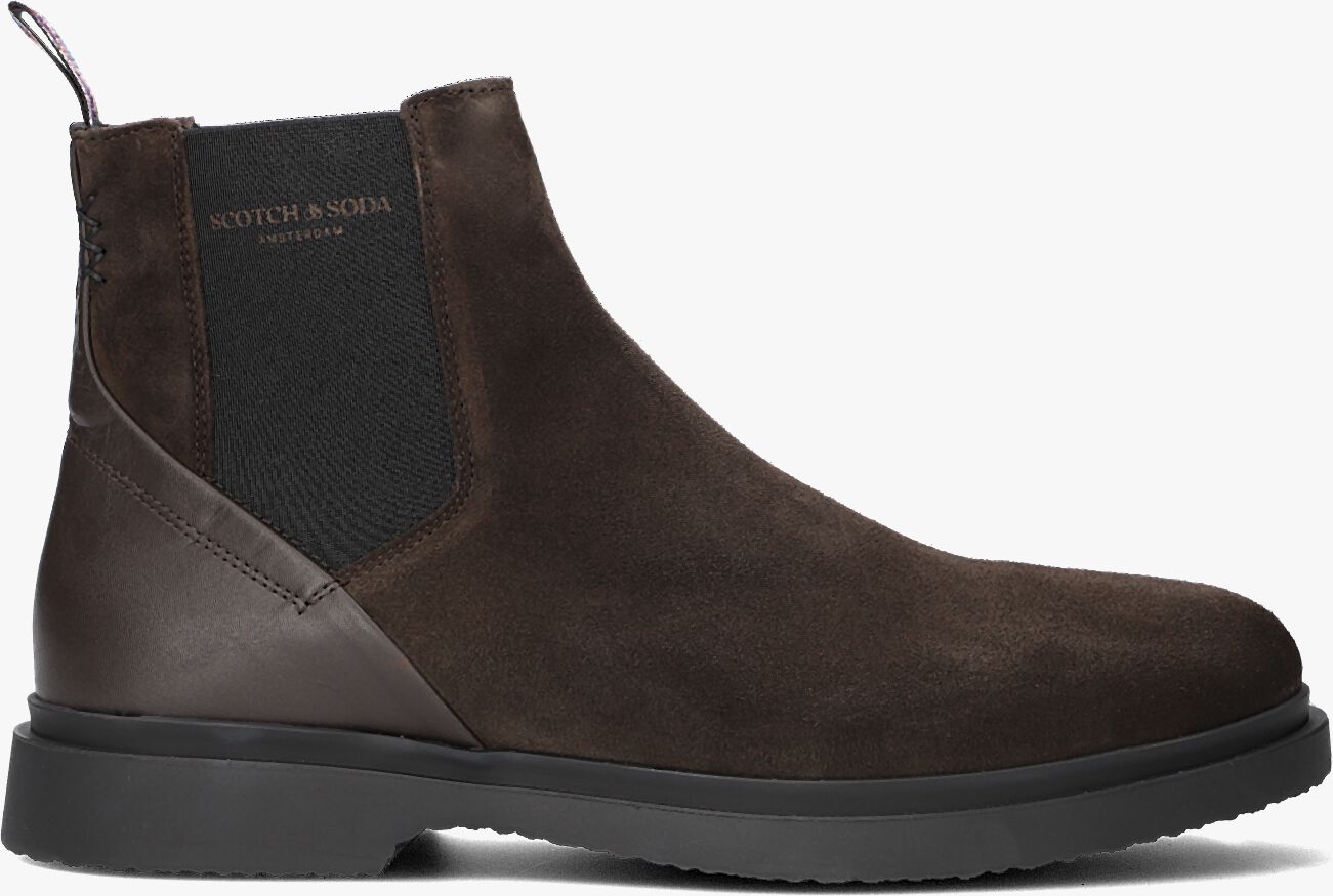 Bruine SCOTCH & SODA Chelsea boots GALLIVANT BOOT | Omoda