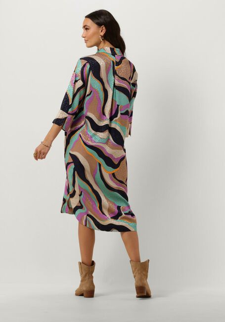 Paarse MOS MOSH Midi jurk CERI ONDA DRESS | Omoda