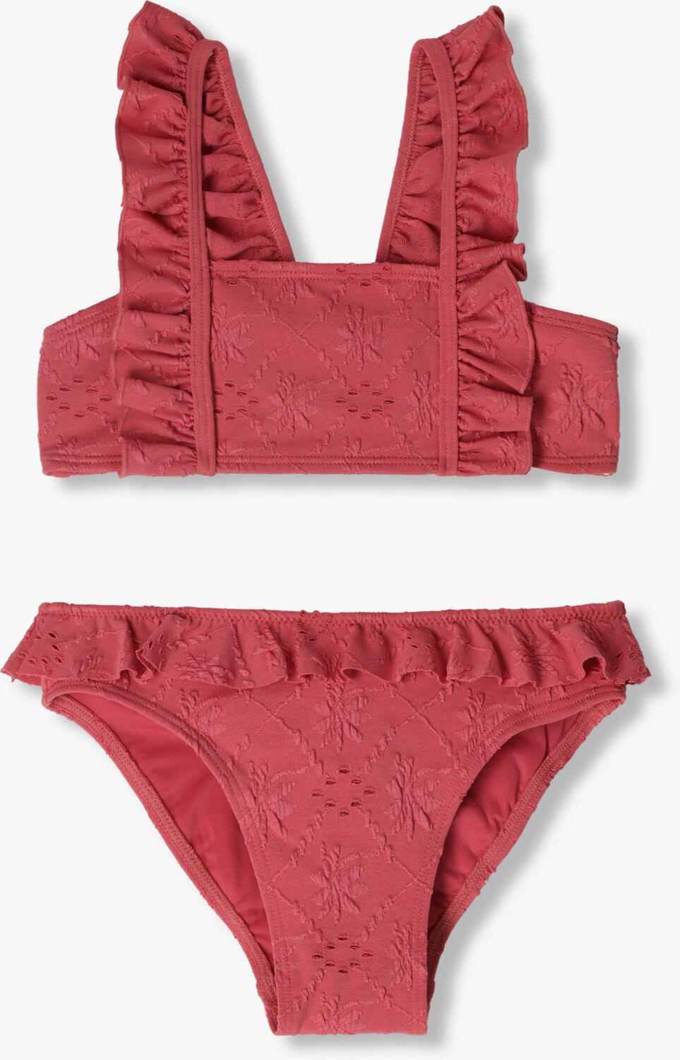 Roze BEACHLIFE Bikini's PINK EMBROIDERY BIKINI | Omoda
