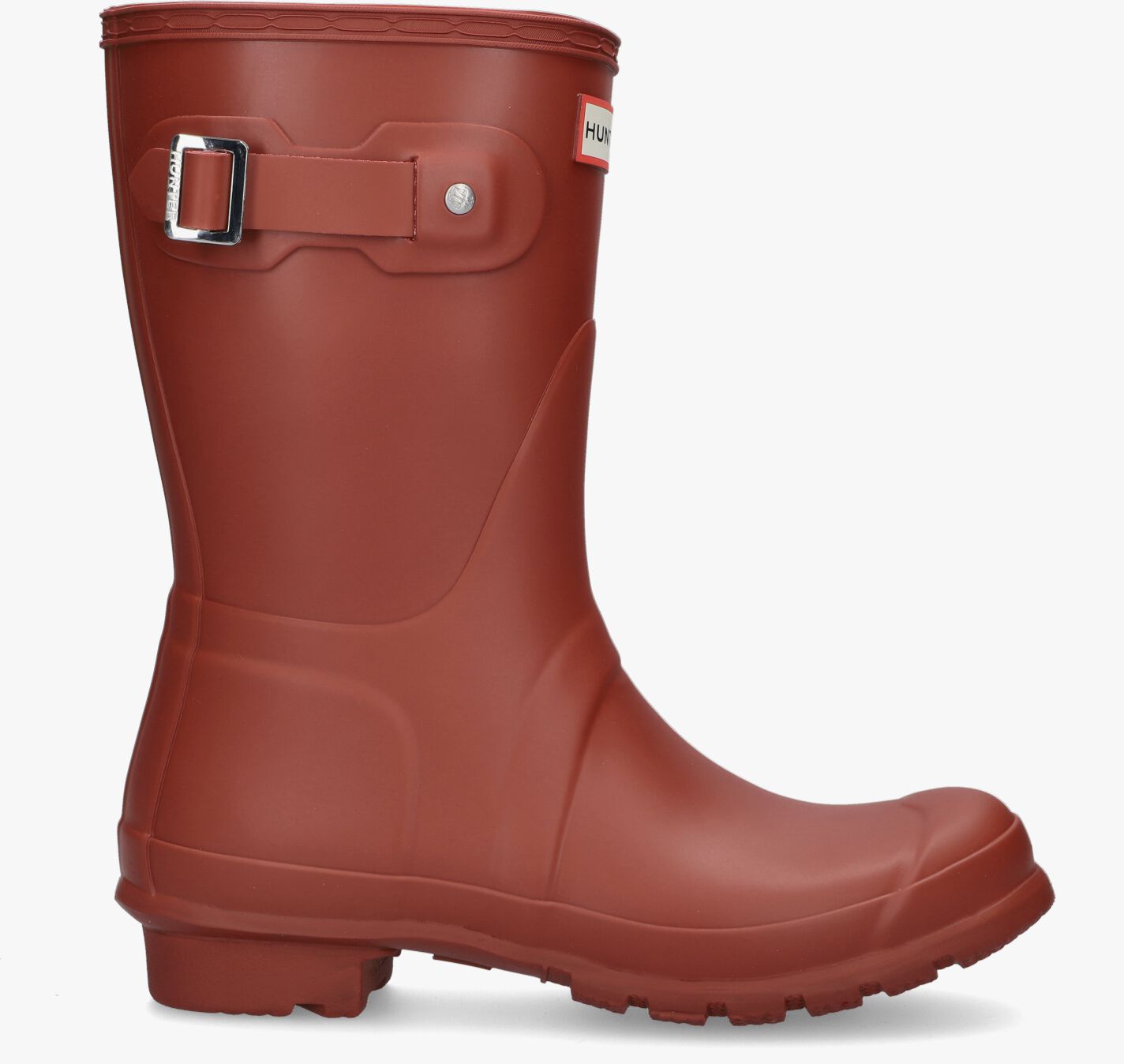 Rode HUNTER Regenlaarzen WOMENS ORIGINAL SHORT | Omoda