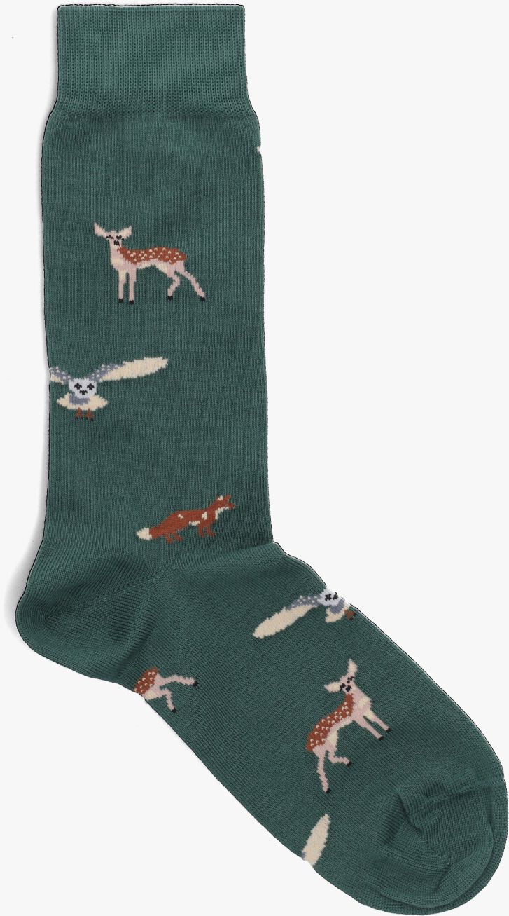 Groene ALFREDO GONZALES Sokken FOREST ANIMALS | Omoda