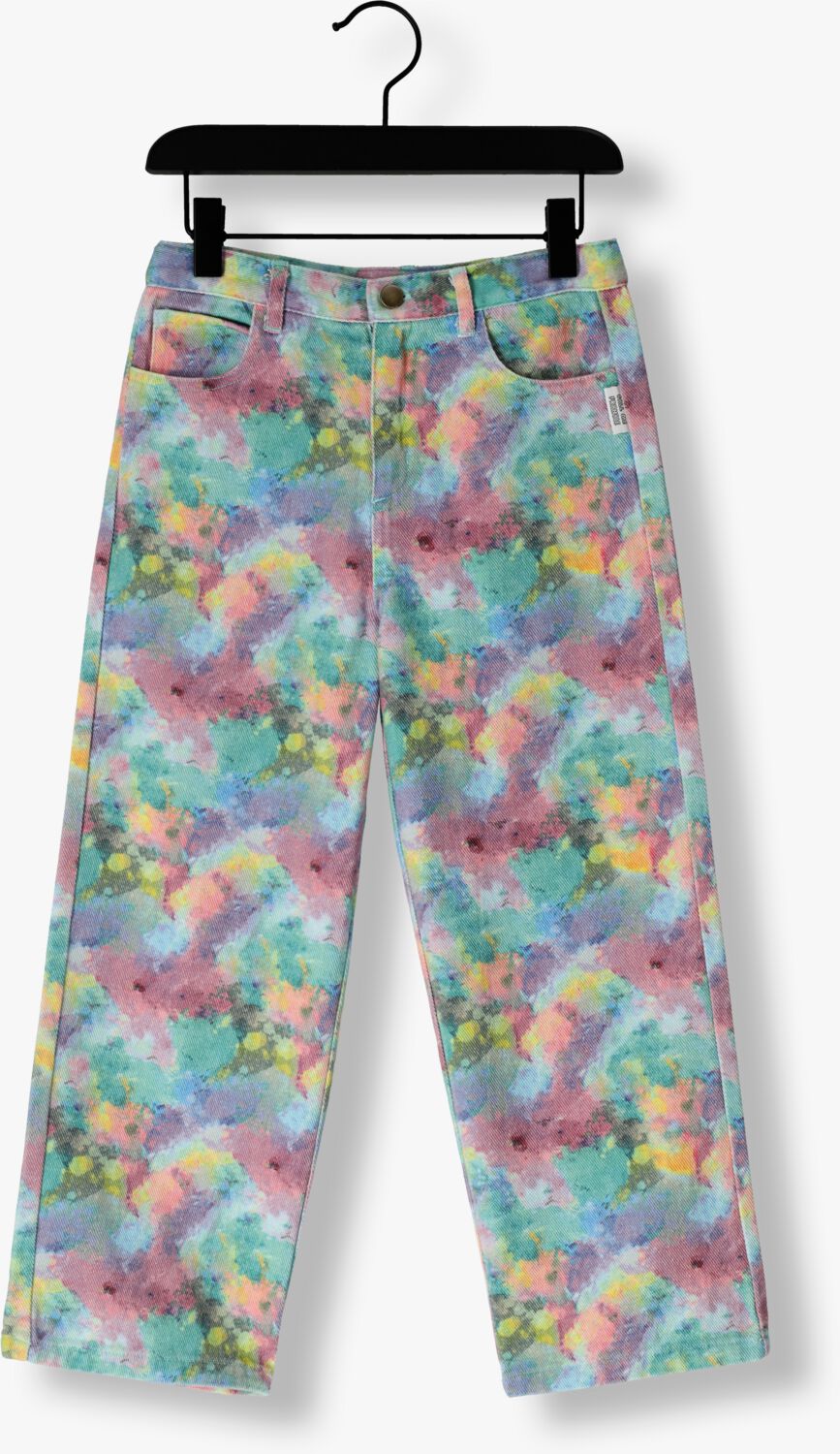 Multi CALL ME FRANKIE Straight leg jeans SPLASH DENIM PANTS | Omoda